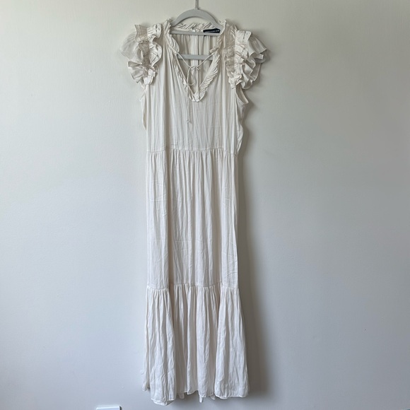 Generation Love | Dresses | Generation Love Womens Ivory Tiered Midi ...